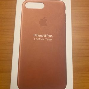 Apple | Accessories | Apple Iphone 87 Plus Leather Case Saddle Brown ...